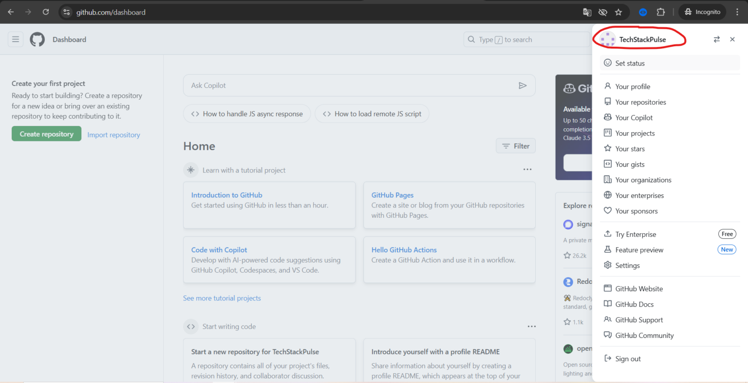 GitHub Account Creation -How to create a GitHub email? - Tech Stack Pulse